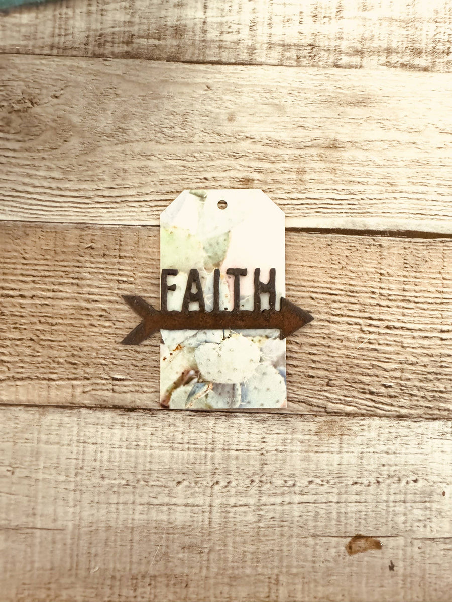 Universal Ironworks Inc - Faith Arrow Rustic Metal Hat Pin Hat Bar Gif – Featherstone Antique Mall